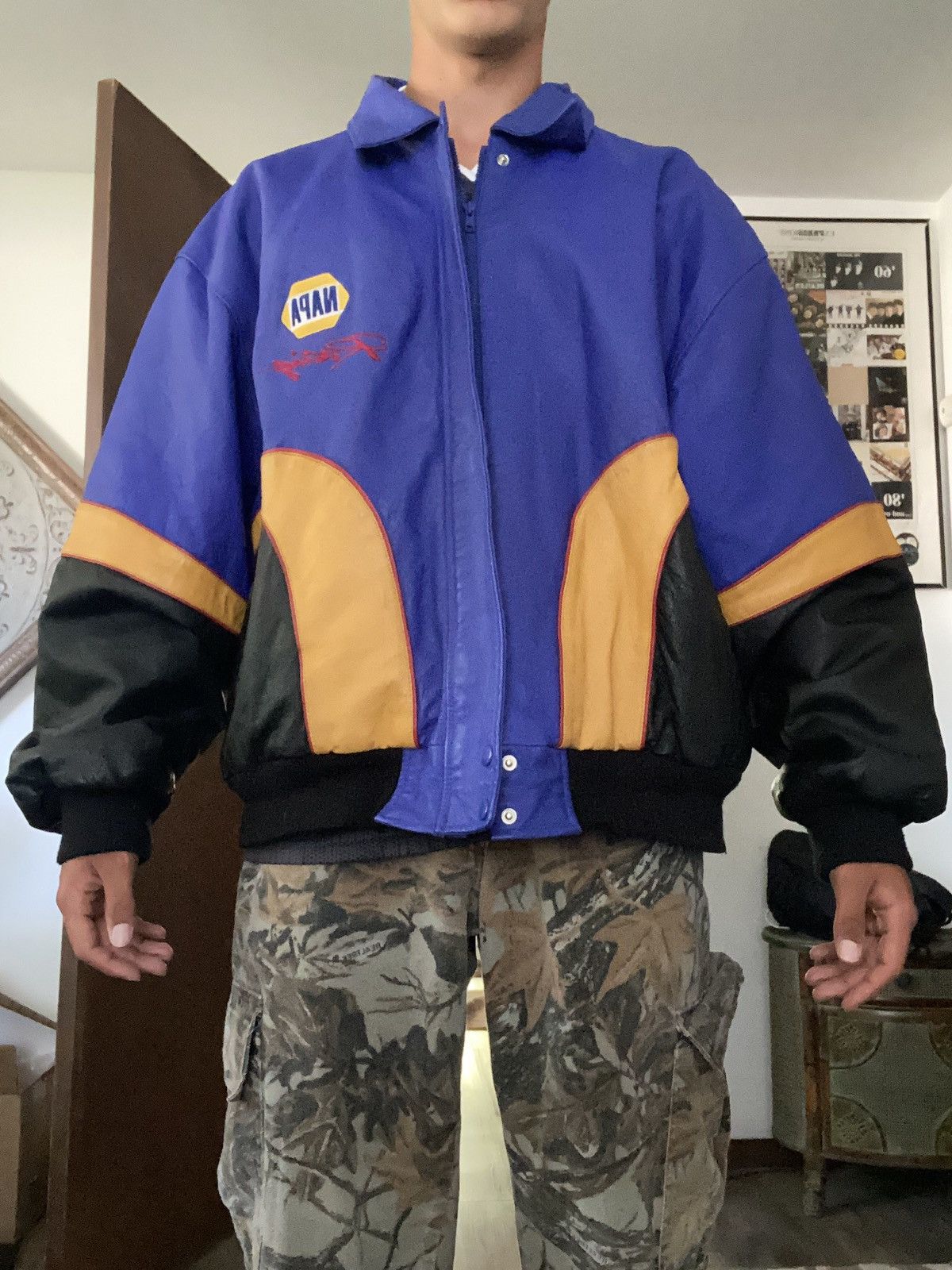 Martine Rose × NASCAR × Racing NAPA RACING JACKET look at measurements ...