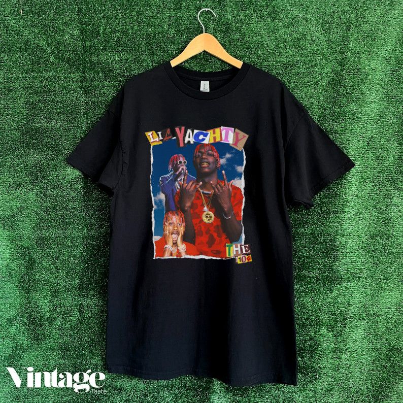 Gildan × Vintage Vintage LilYachty The 1104 Rapper Graphic Retro Y2K T ...