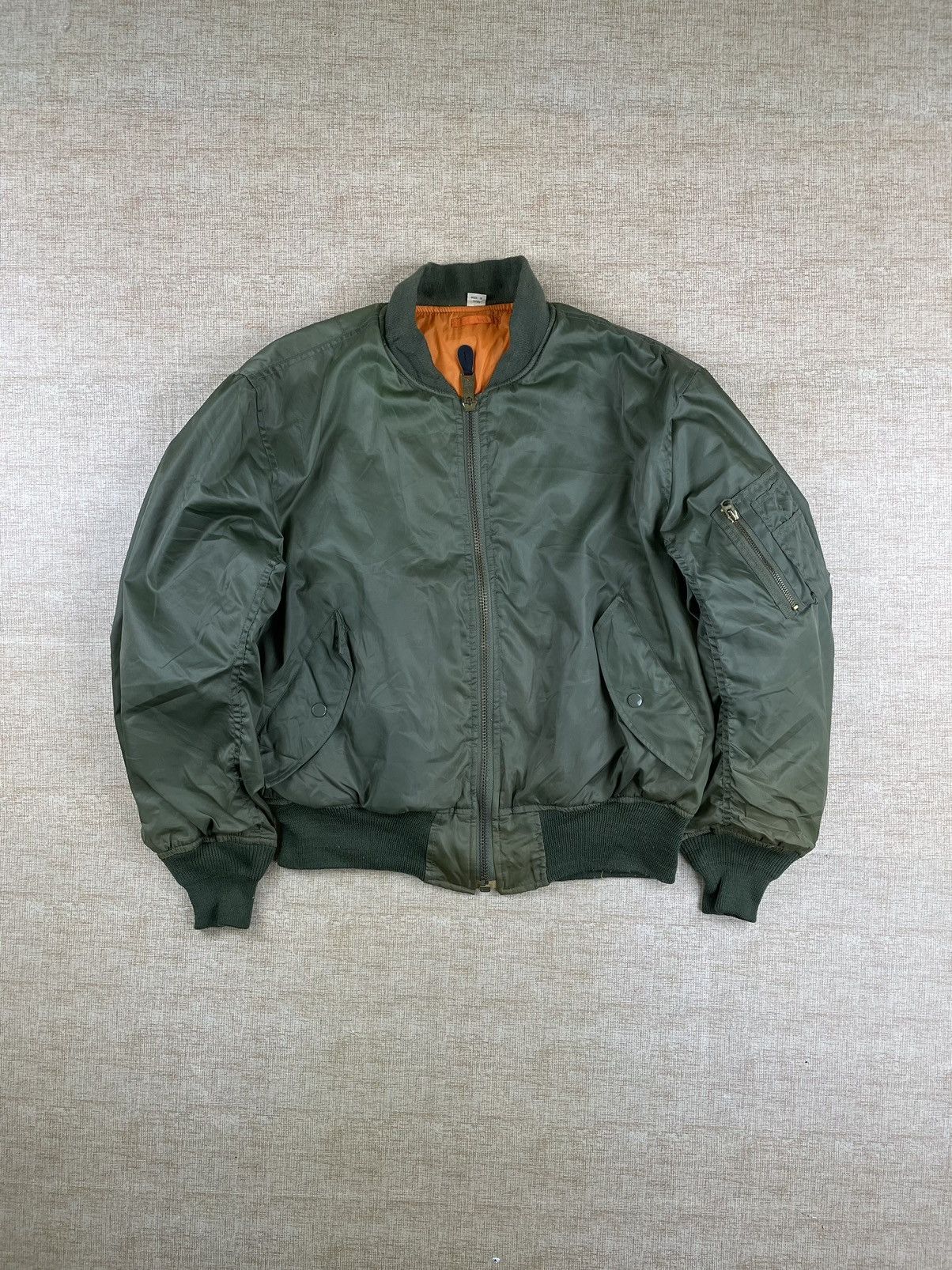 Bomber Jacket × Ma 1 × Vintage Vintage Alpha Industries Style Type Ma-1 Bomber Jacket | Grailed
