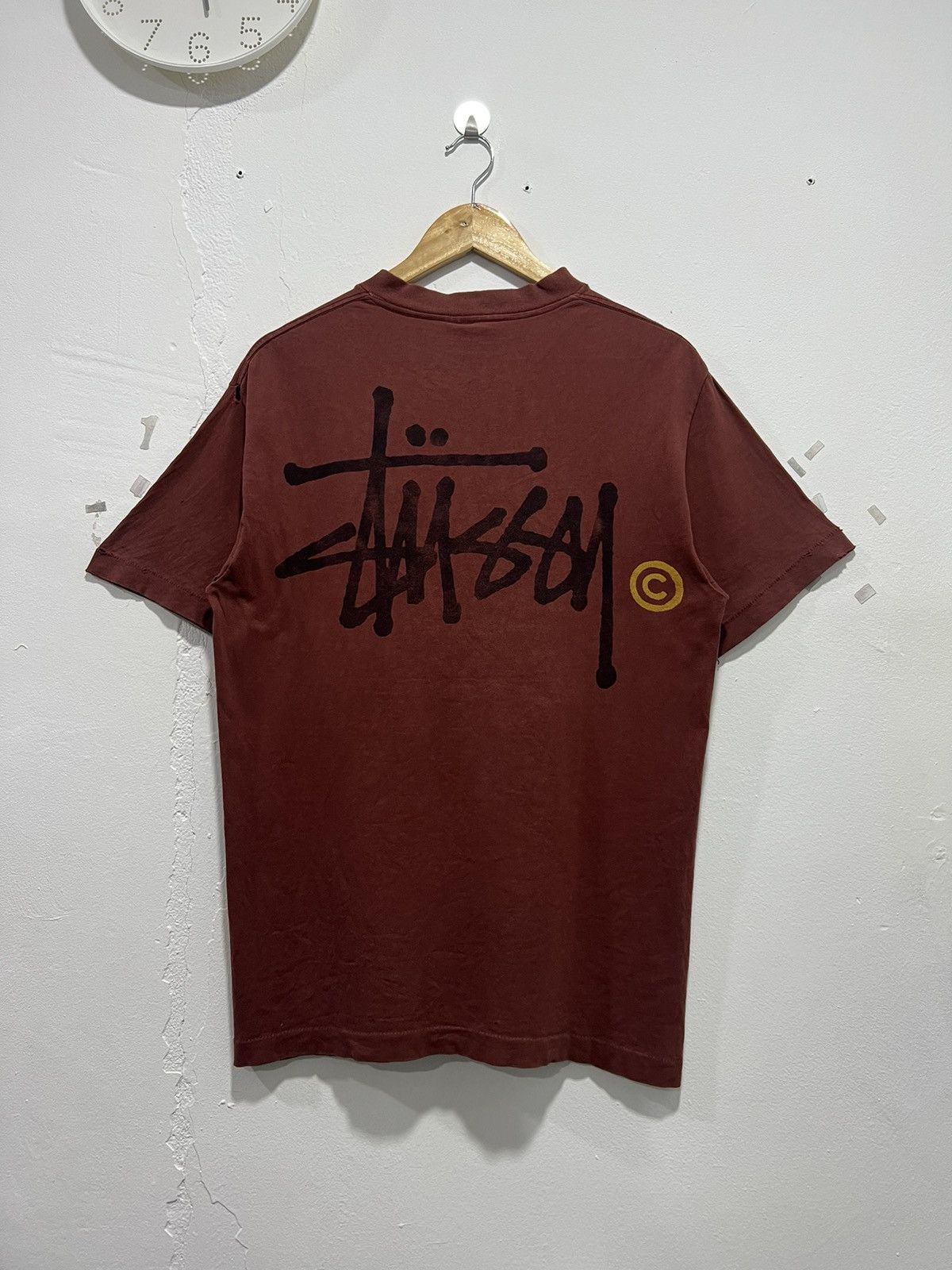 Streetwear × Stussy × Vintage Vintage 80s Stussy Big Backhit OG Logo Tshirt | Grailed