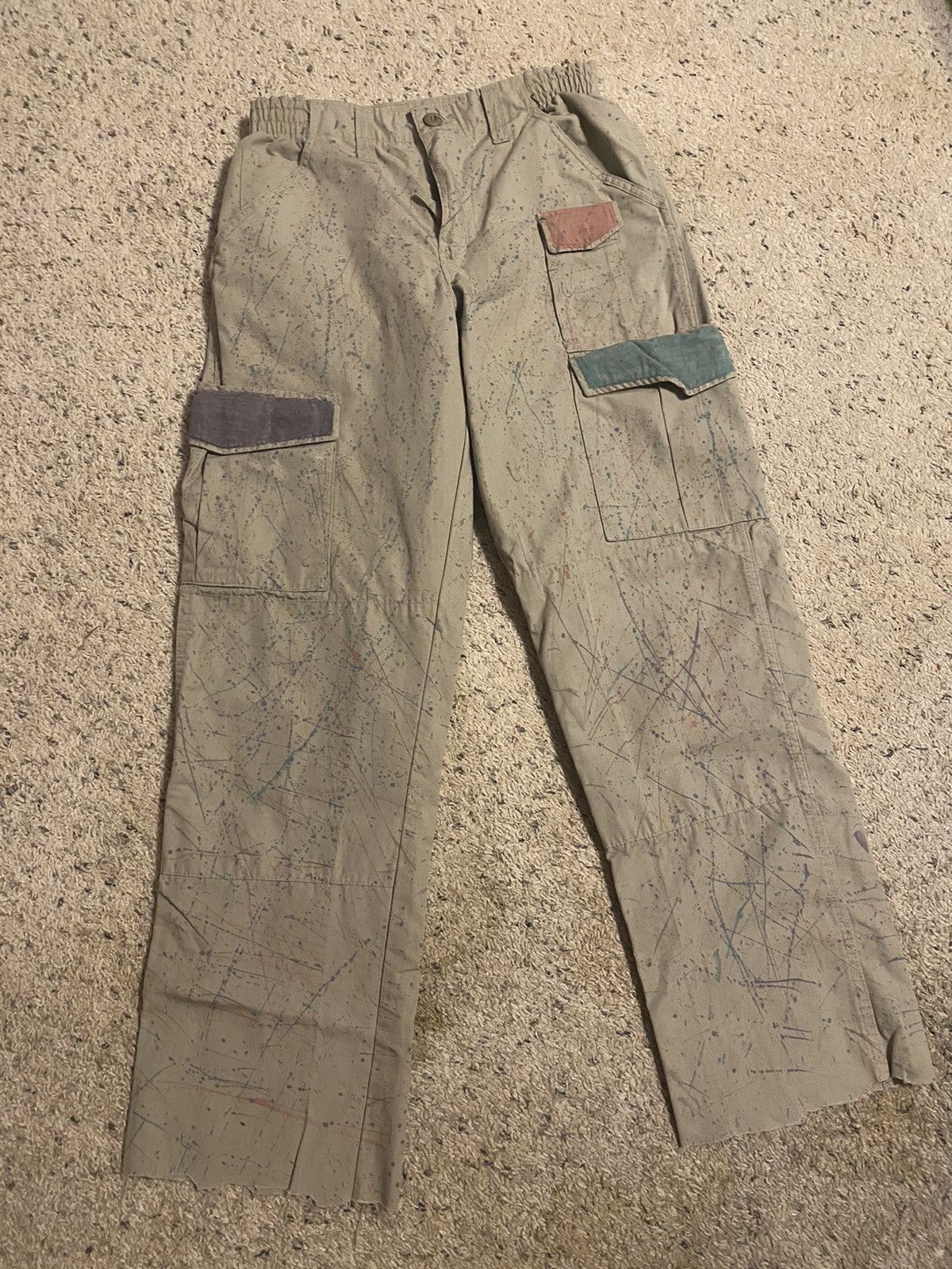 Propper × Streetwear × Vintage Vintage Custom Painted Cargo Pants | Grailed