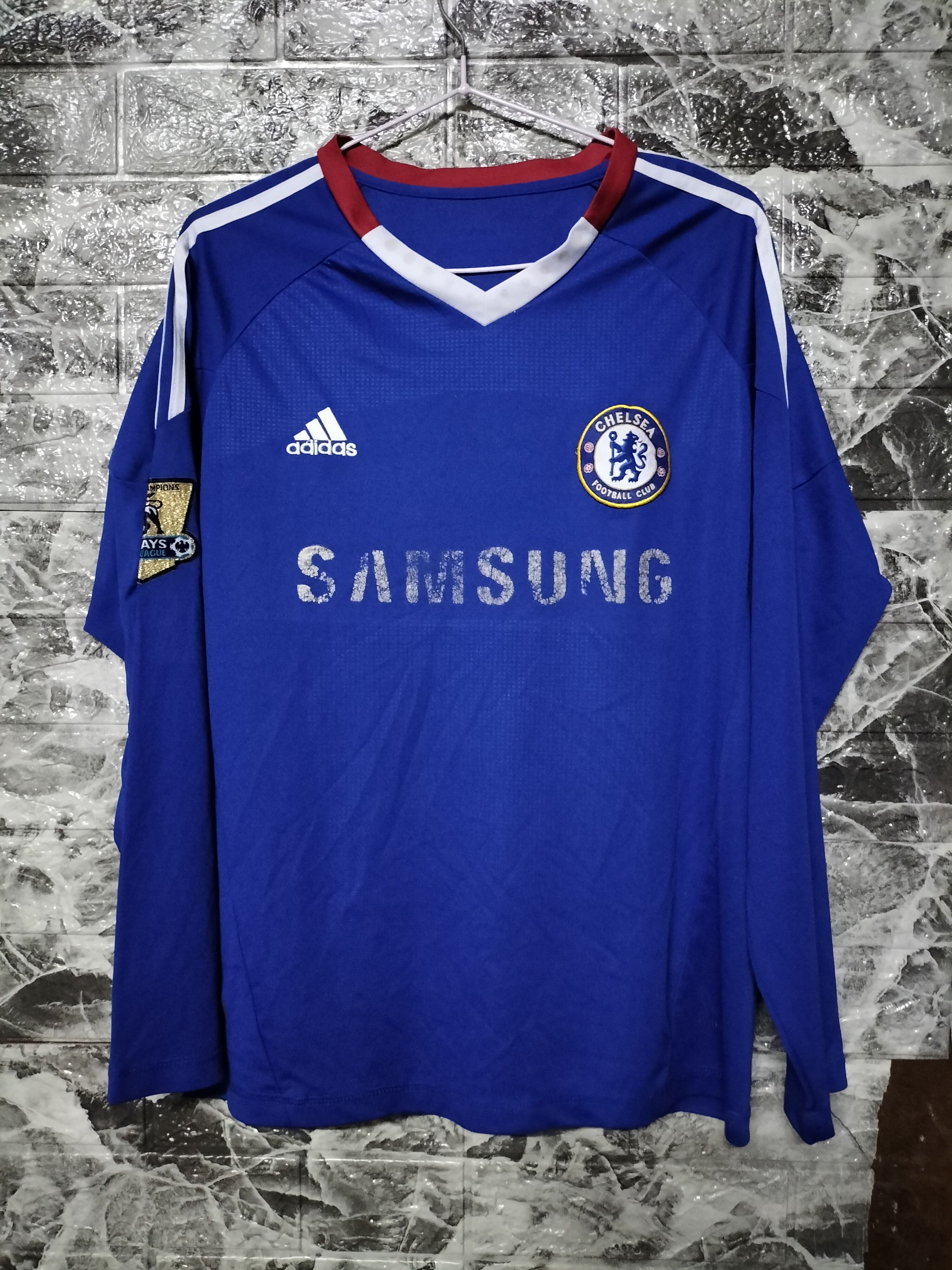 Adidas × Vintage Vintage Chelsea Football club jersey long sleeve ...