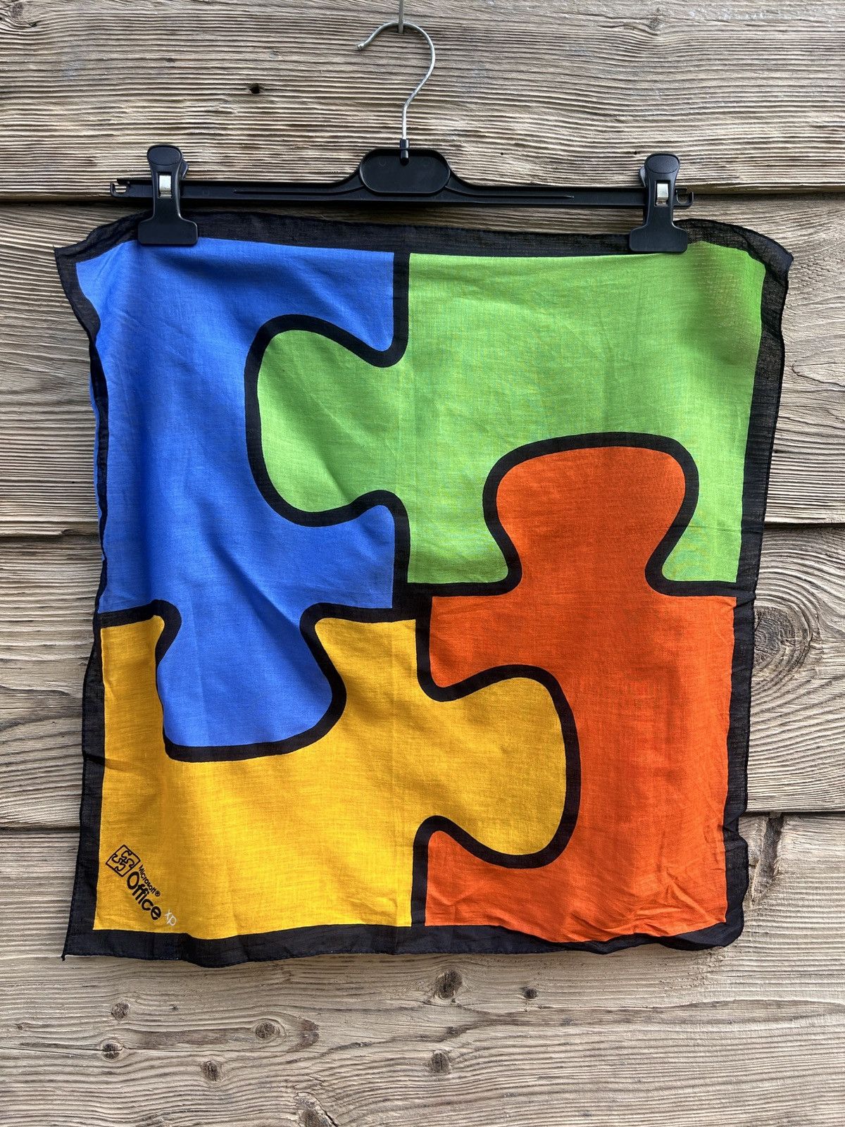 Vintage 00s Vintage Microsoft Office XP 2000 Logo Pocketsquare | Grailed