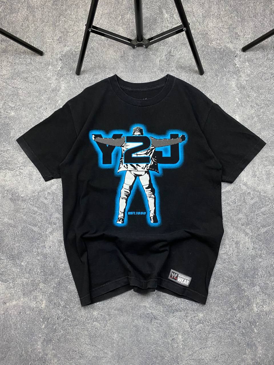 Vintage × WWE × WWF Rare Wrestler Y2J Chris Jericho Promo Tshirt | Grailed