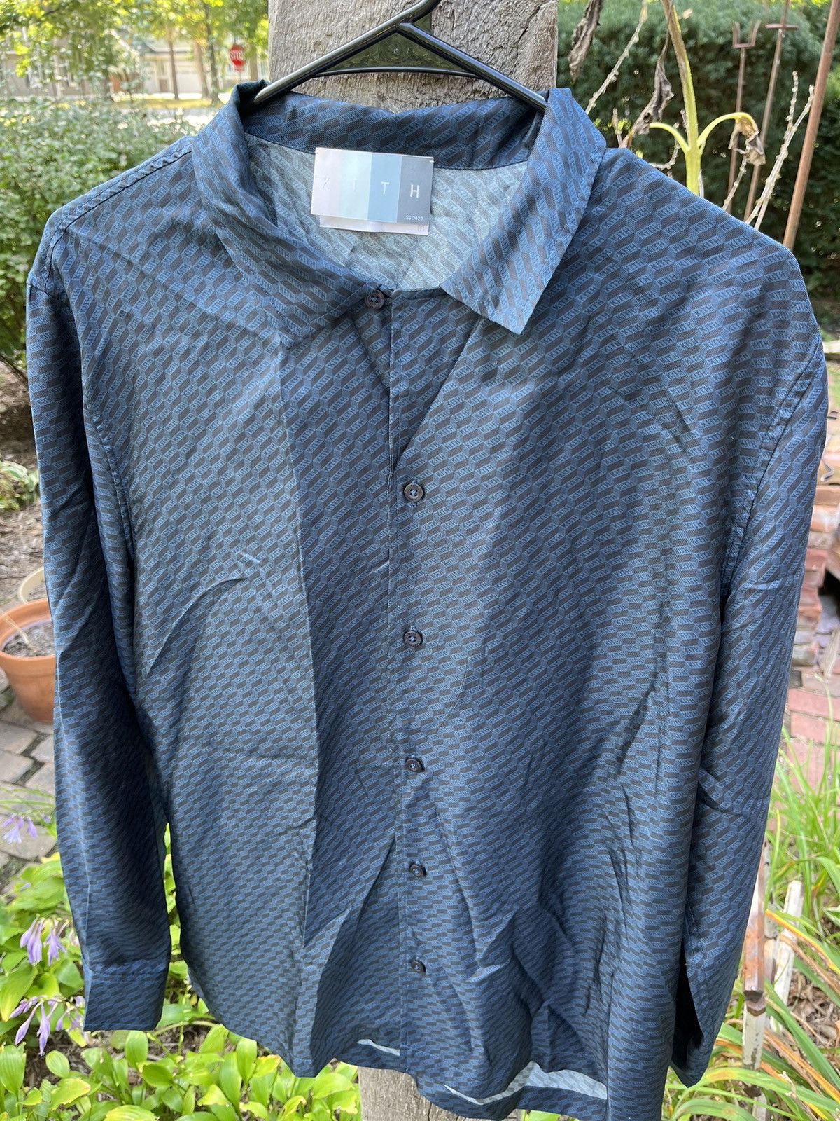Kith Kith Silk Monogram Camp Collar Thompson Shirt | Grailed