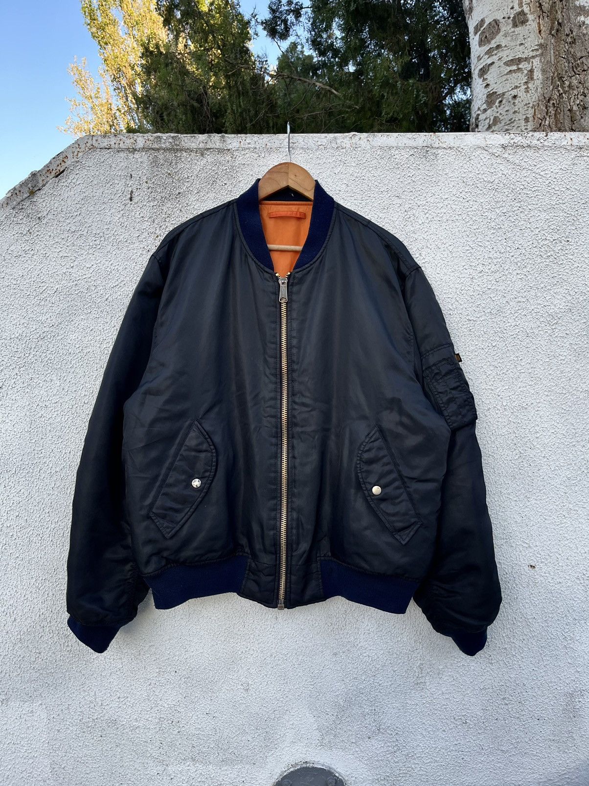 Alpha Industries Vintage MA-1 Flyers Bomber Jacket Alpha Industries | Grailed