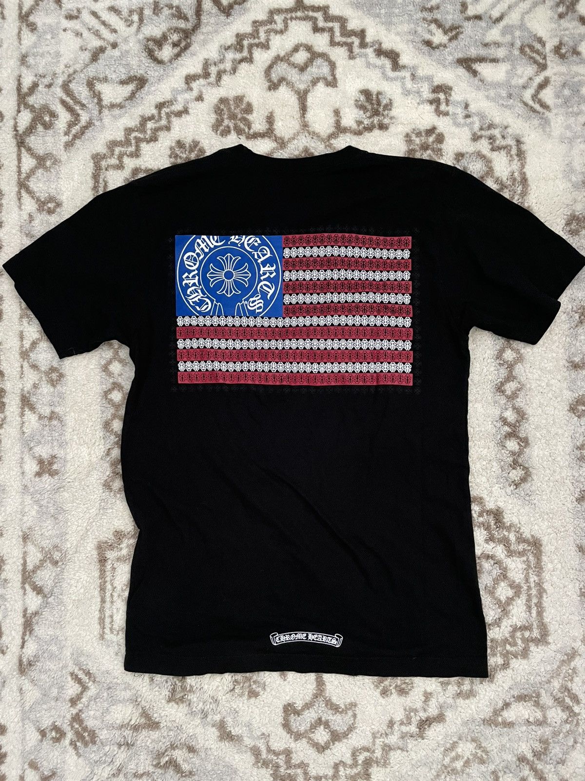 Chrome Hearts Chrome Hearts USA Flag Tee | Grailed