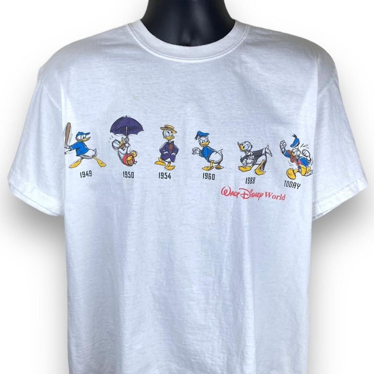 Vintage Vintage 00s Walt Disney World Donald Duck Cartoon Tshirt | Grailed