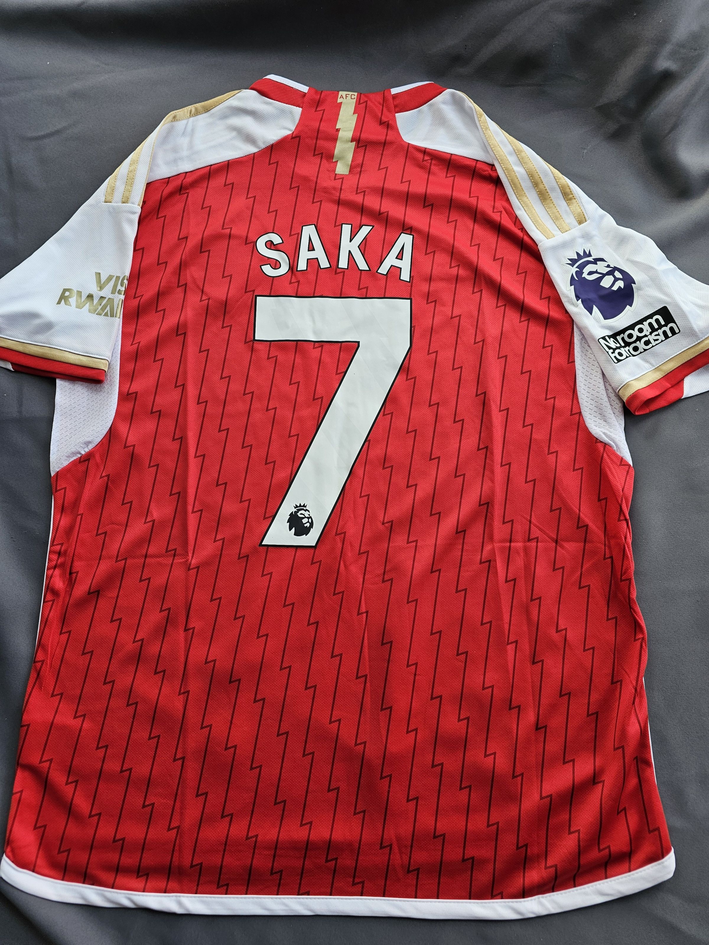 Adidas Arsenal F.C #7 Bukayo Saka Jersey L size | Grailed