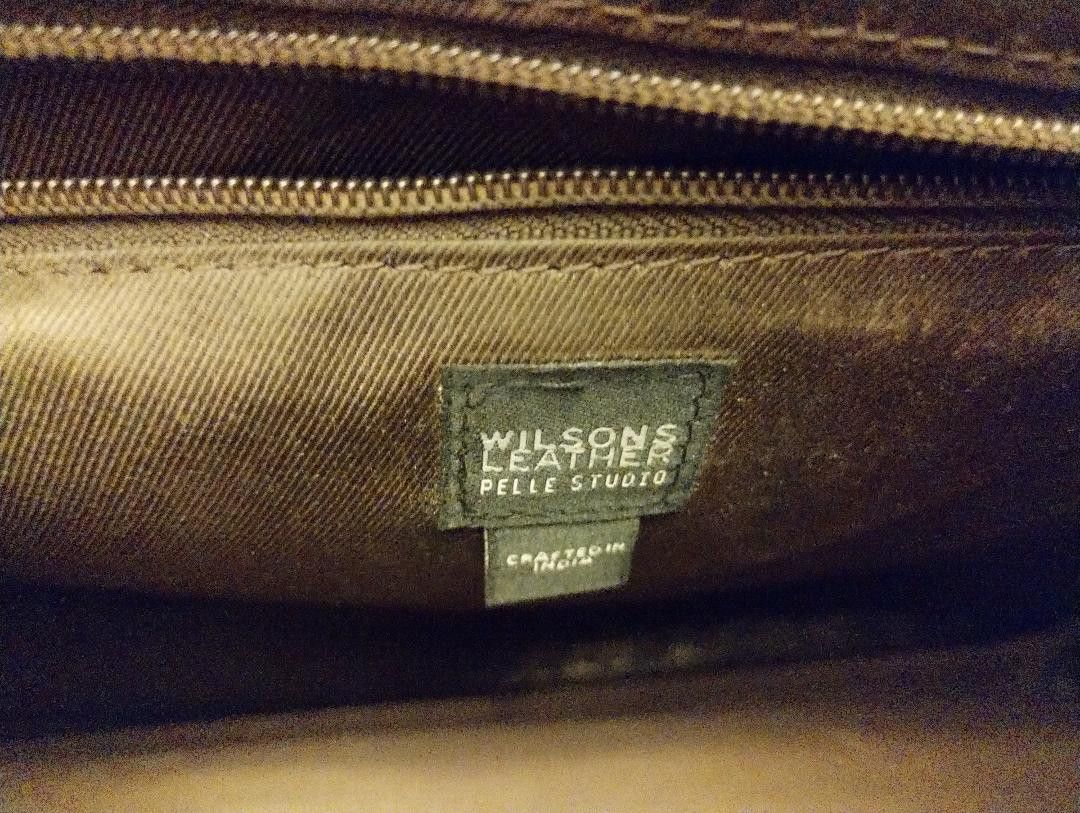 Wilsons Leather Vintage Wilson 100% Leather Laptop/Attache/Briefcase ...