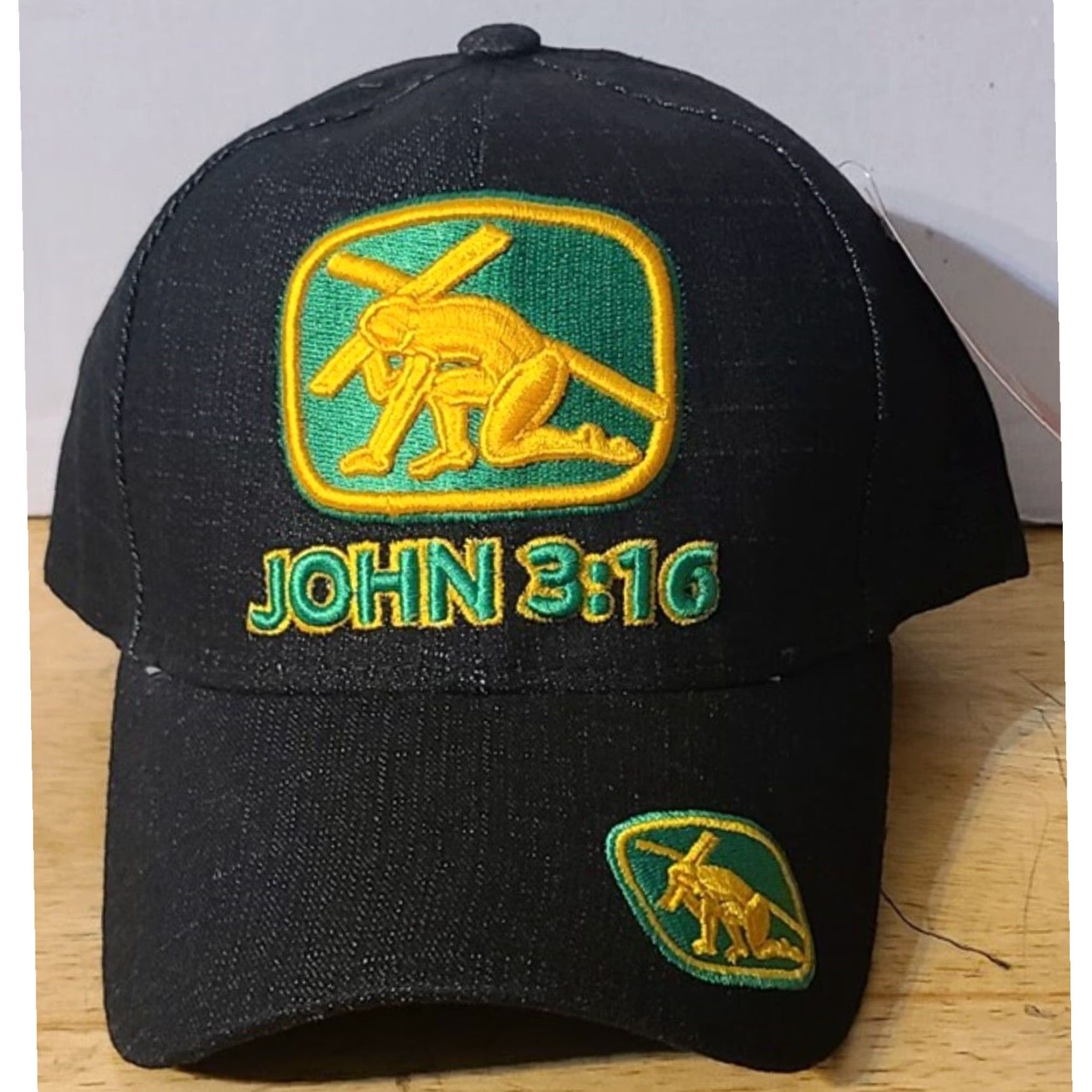 Vintage Genuine Jesus Christ Inspired John 316 Scripture Embroidered ...