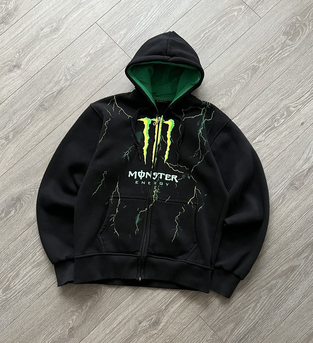 Vintage Vintage 💥 Monster Energy Zip Hoodie | Grailed