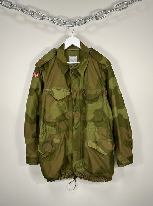 Vintage Vintage Norwegian Military Field Camo Combat Field Jacket | Grailed