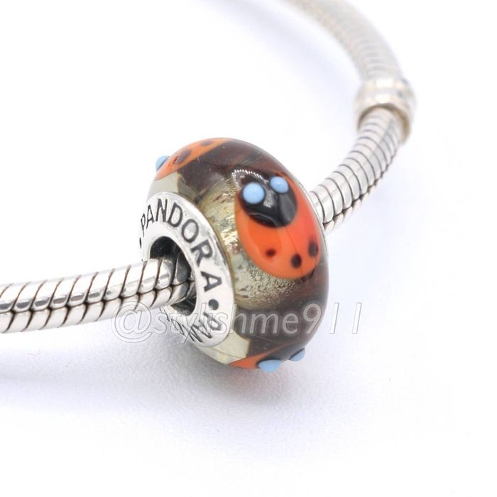pandora Authentic Pandora Cinnamon Ladybugs Charm | Grailed