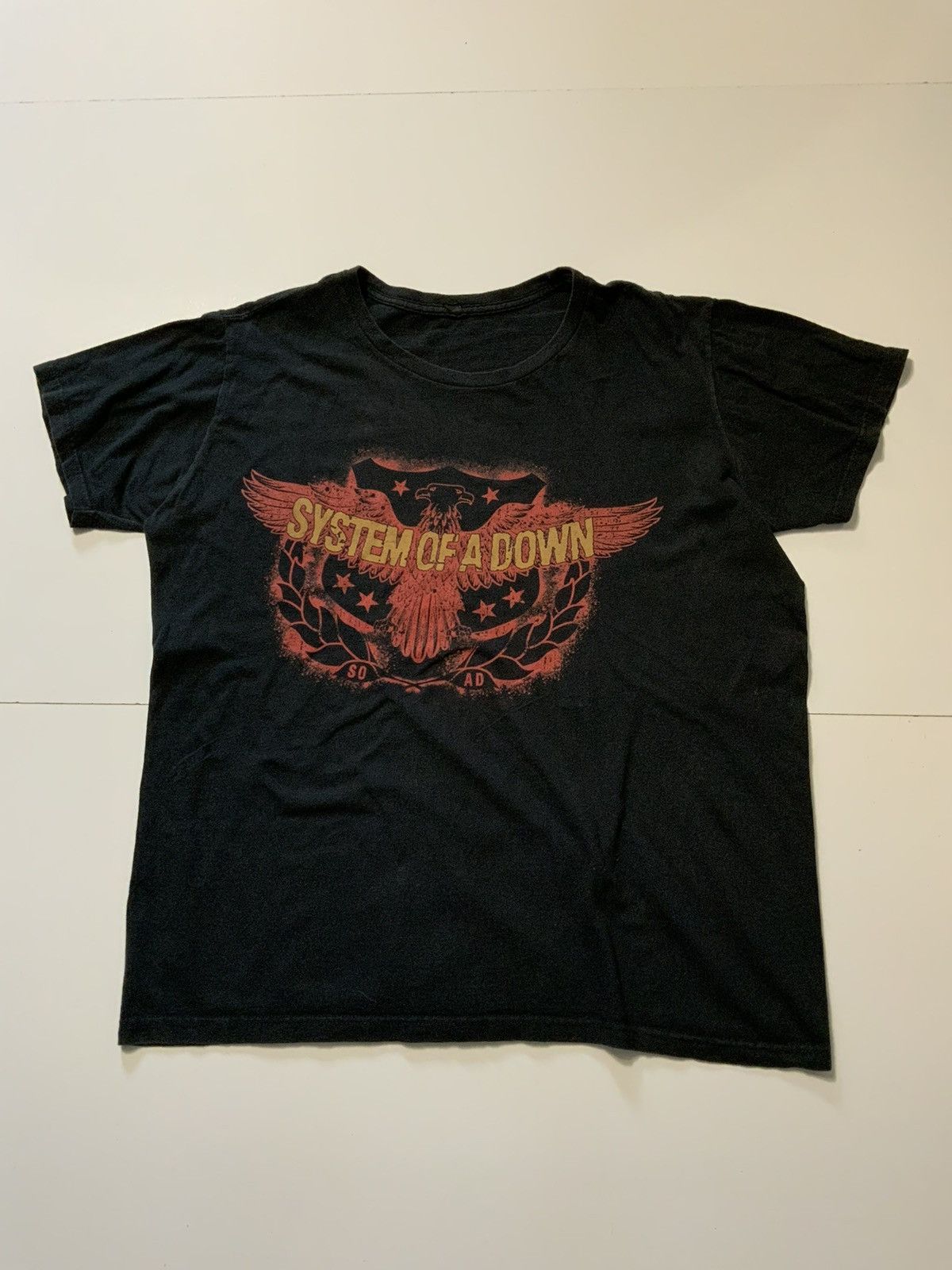 Rock Band System Of A Down SOAD Spread Eagle Metal Rock Band T-Shirt ...