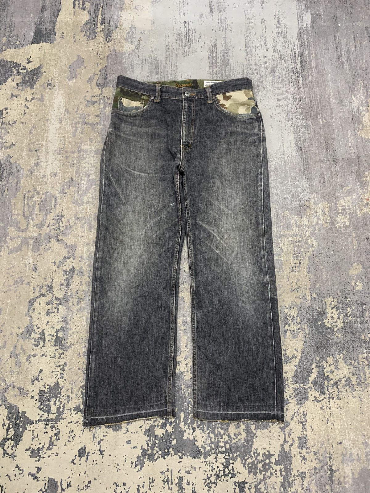 Japanese Brand JAPAN MADE Scanner Fundamental Product Baggy Style Jeans ...
