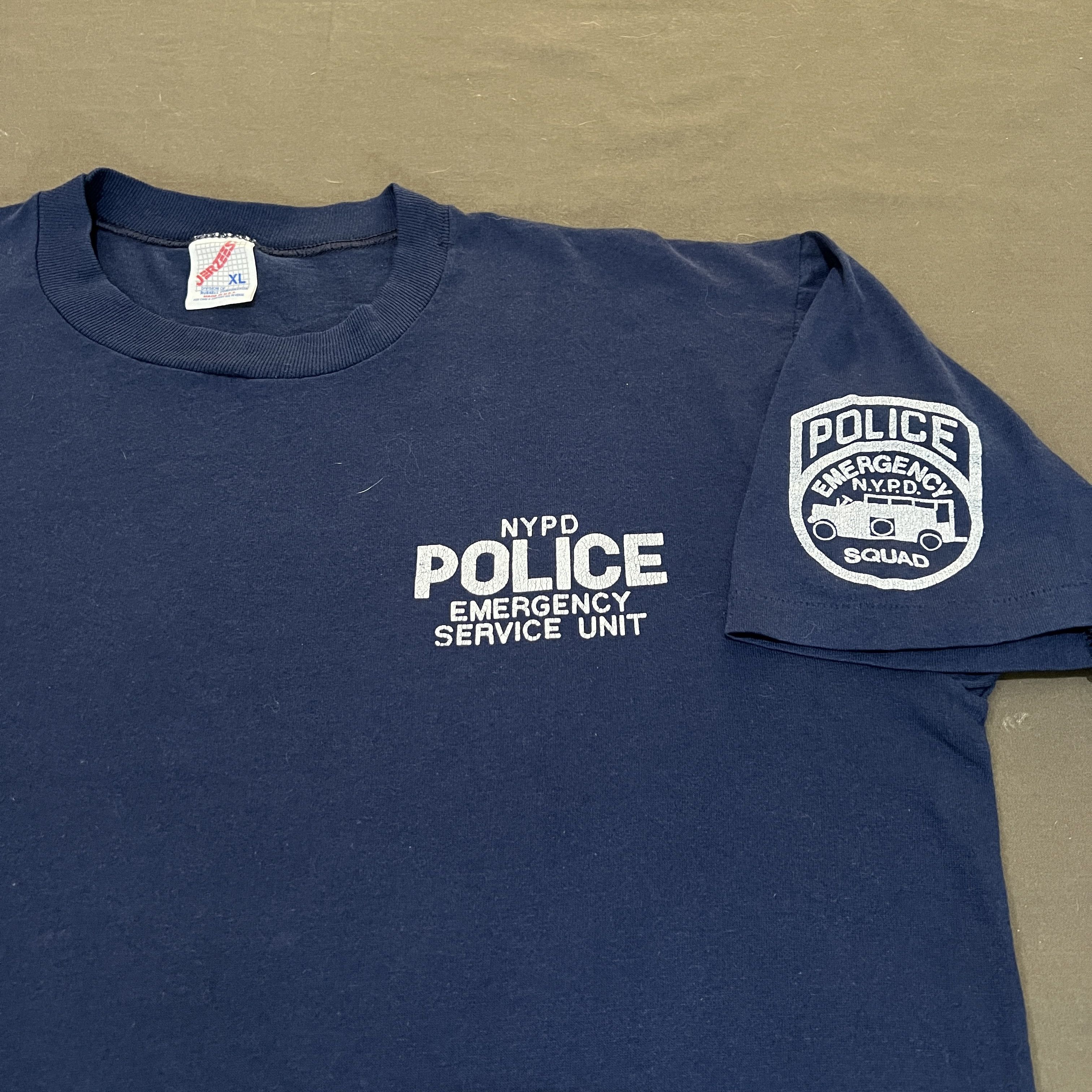 Vintage Vintage 90s Police NYPD emergency squad 911 gun dare FBI | Grailed