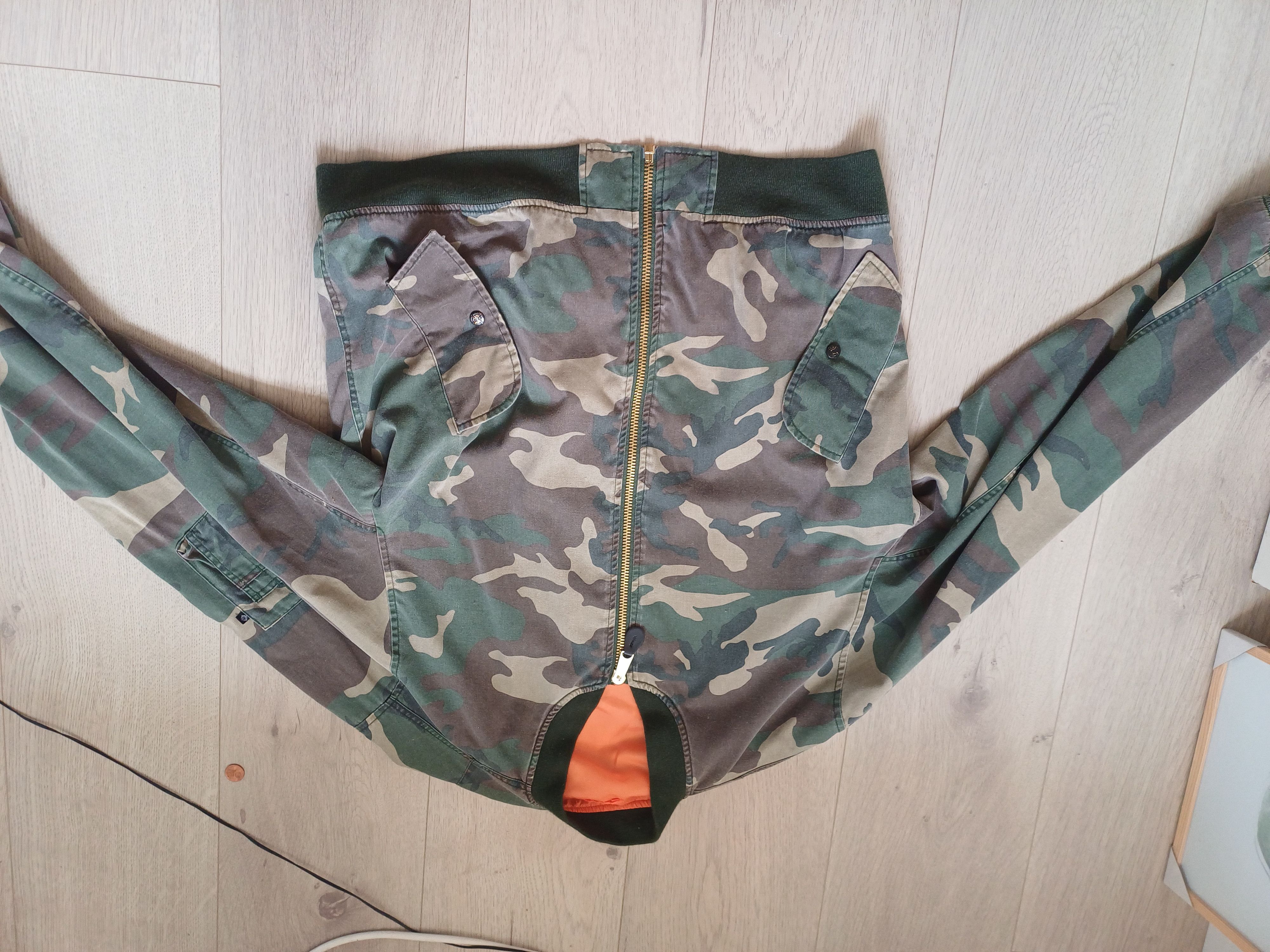 Fostex Garments Camo Bomberjacket 90s vintage wash | Grailed
