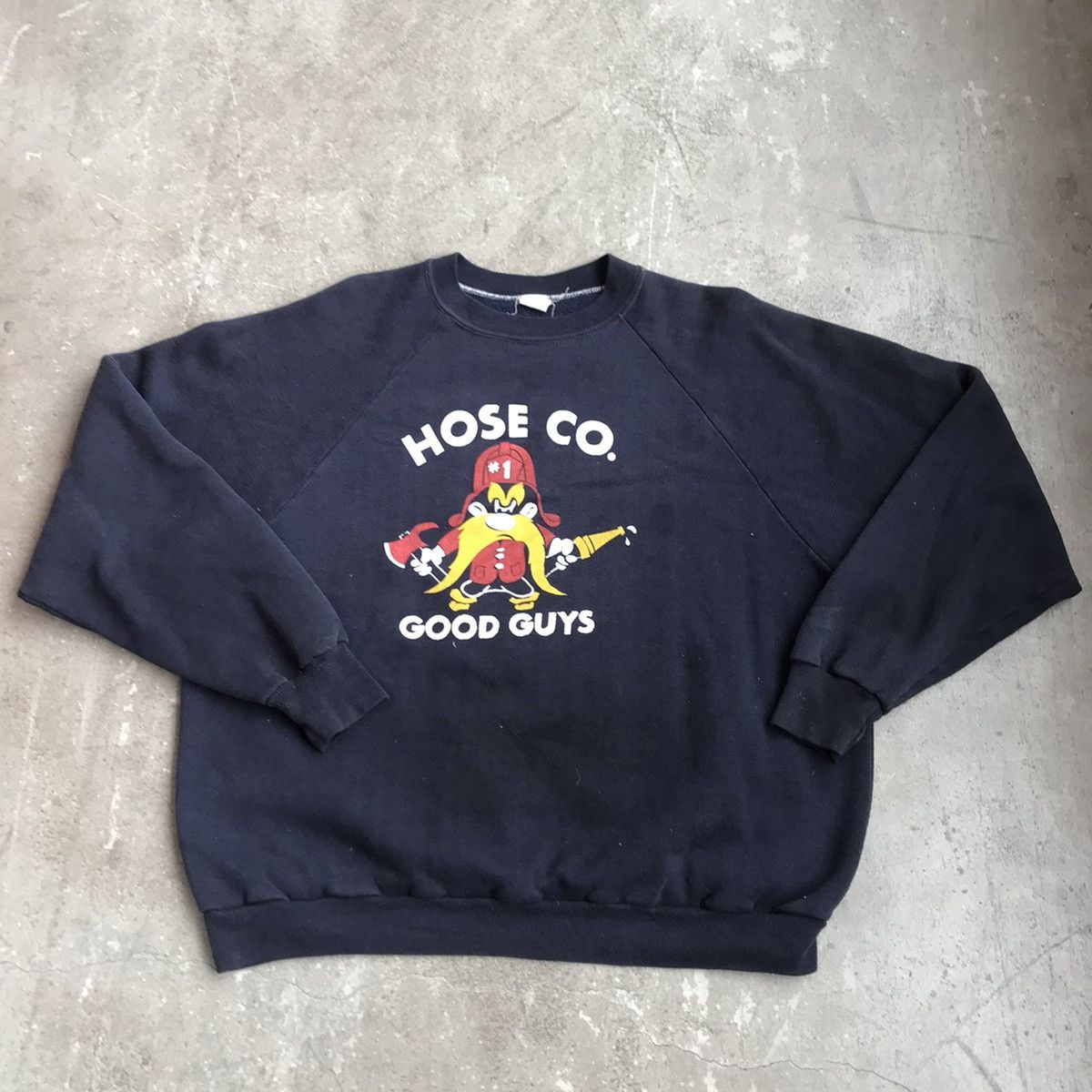 Vintage True Vintage 1970s Yosemite Sam Fire Department Sweatshirt ...