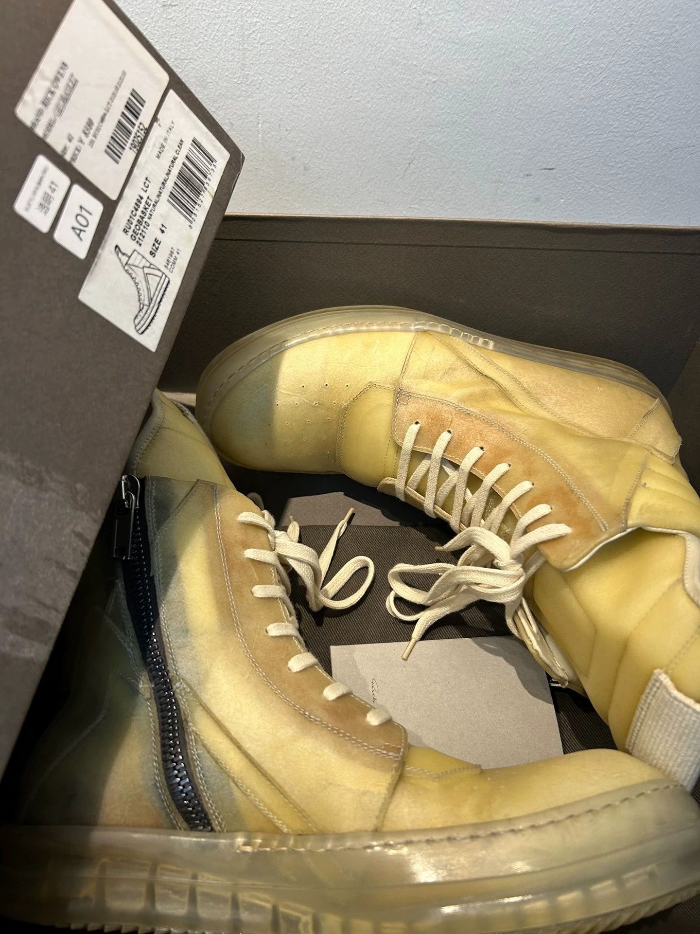 Rick Owens Rick Owens Ghost Triangle Shoes | Grailed