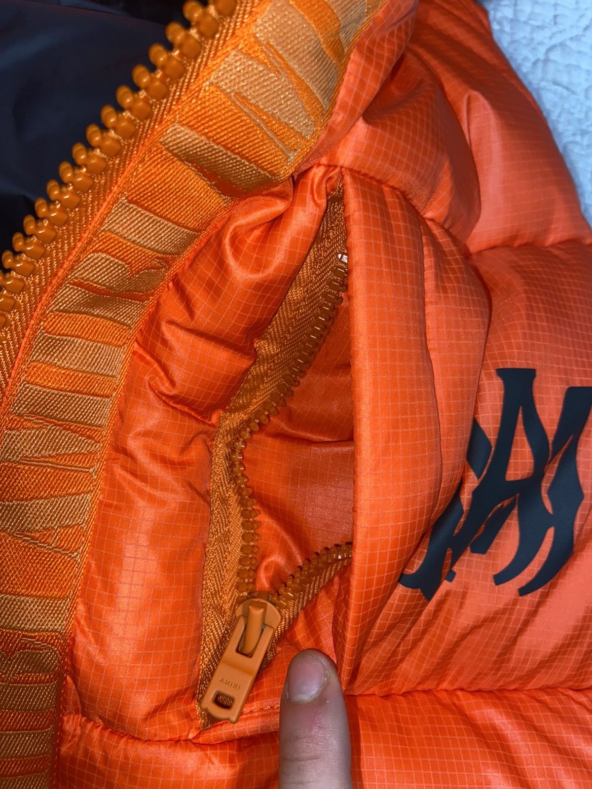 Amiri LAST PRICE DROP AMIRI Orange “Down-Gilet” Padded Vest Jacket ...