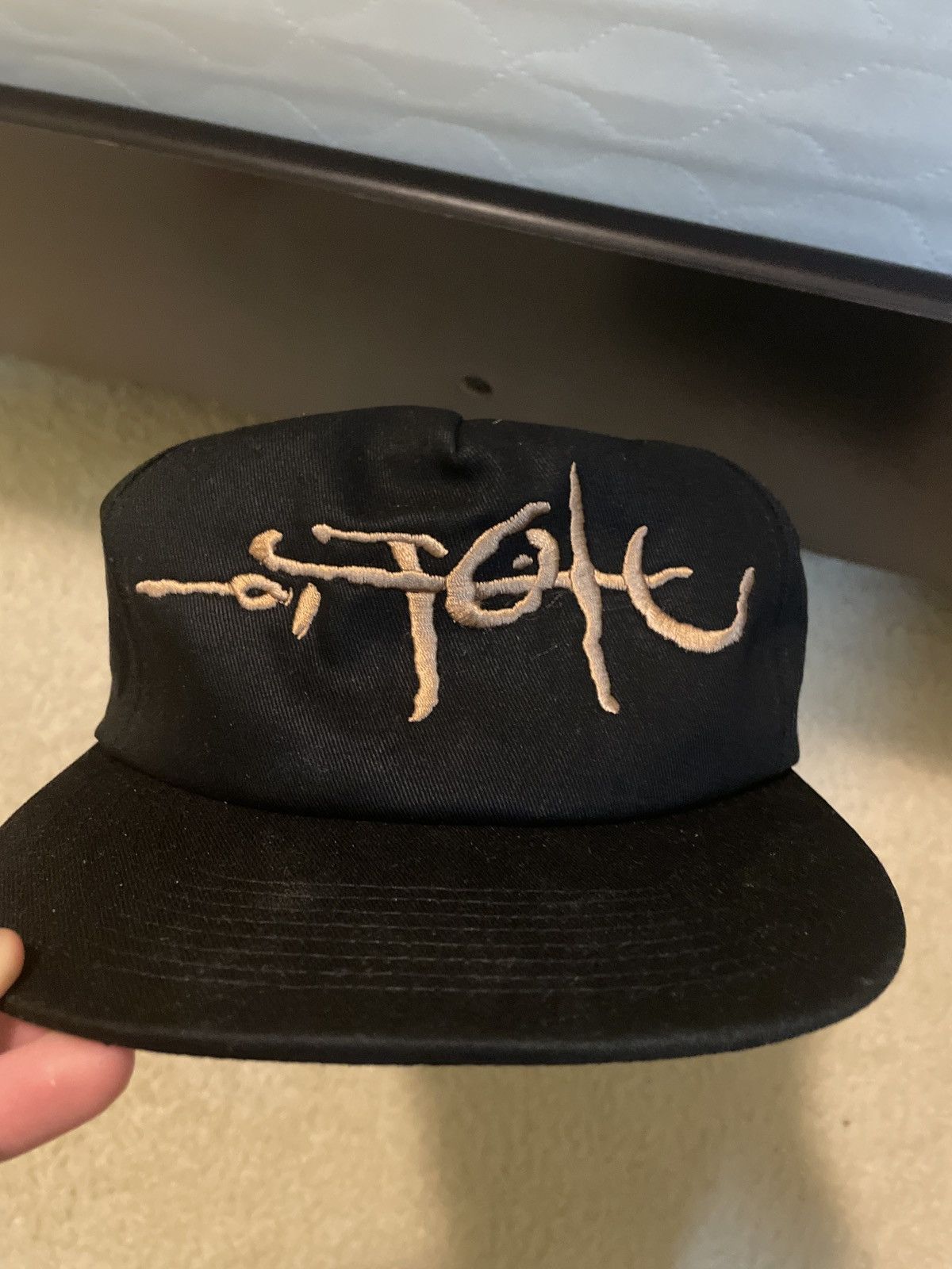Travis Scott Travis Scott Utopia A4 hat Black | Grailed