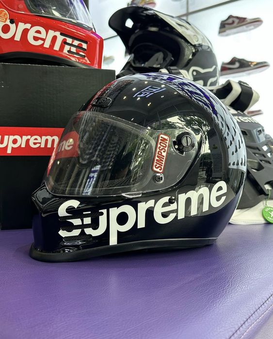 Supreme Supreme Simpson Street Bandit Black Helmet | Grailed