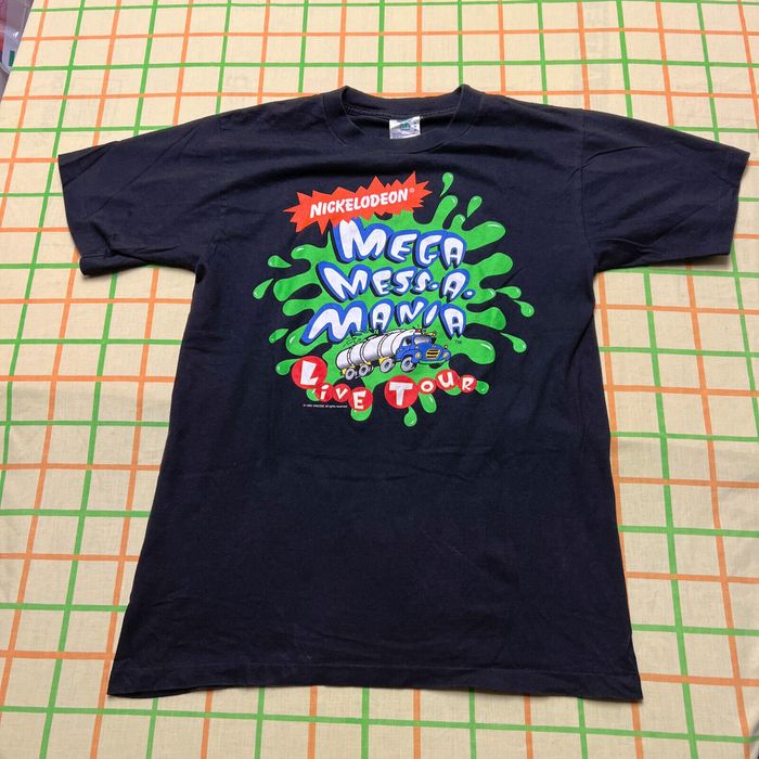 Nickelodeon Vintage 1995 Nickelodeon Mega Mess-A-Mania Live Tour Size ...
