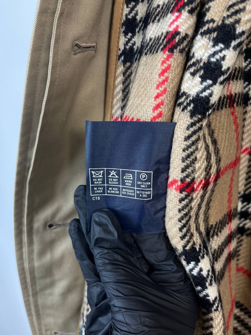 Burberry VINTAGE BURBERRYS TRENCH COAT NOVA CHECK WOOL LINING SIZE XL | Grailed