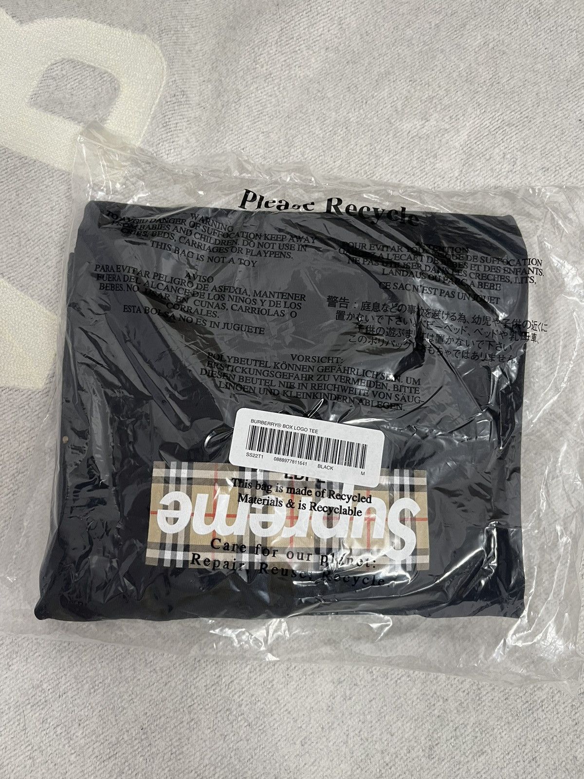 Supreme Supreme burberry box logo tee | Grailed