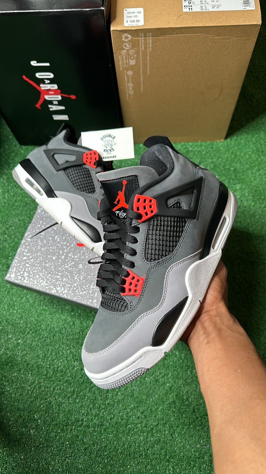 Nike Jordan 4 Low Infrared | Grailed