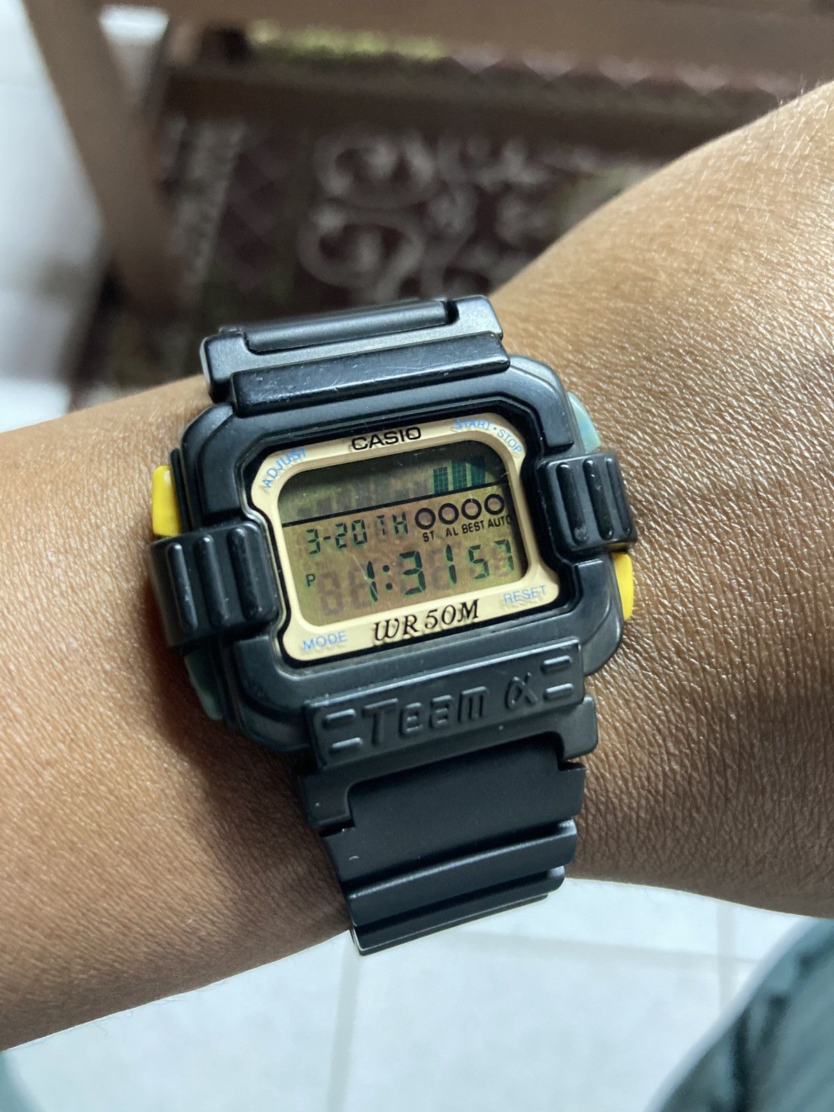 Casio × Vintage Rare Vintage Casio TM-15 Bike Timer Japan Team Alpha | Grailed