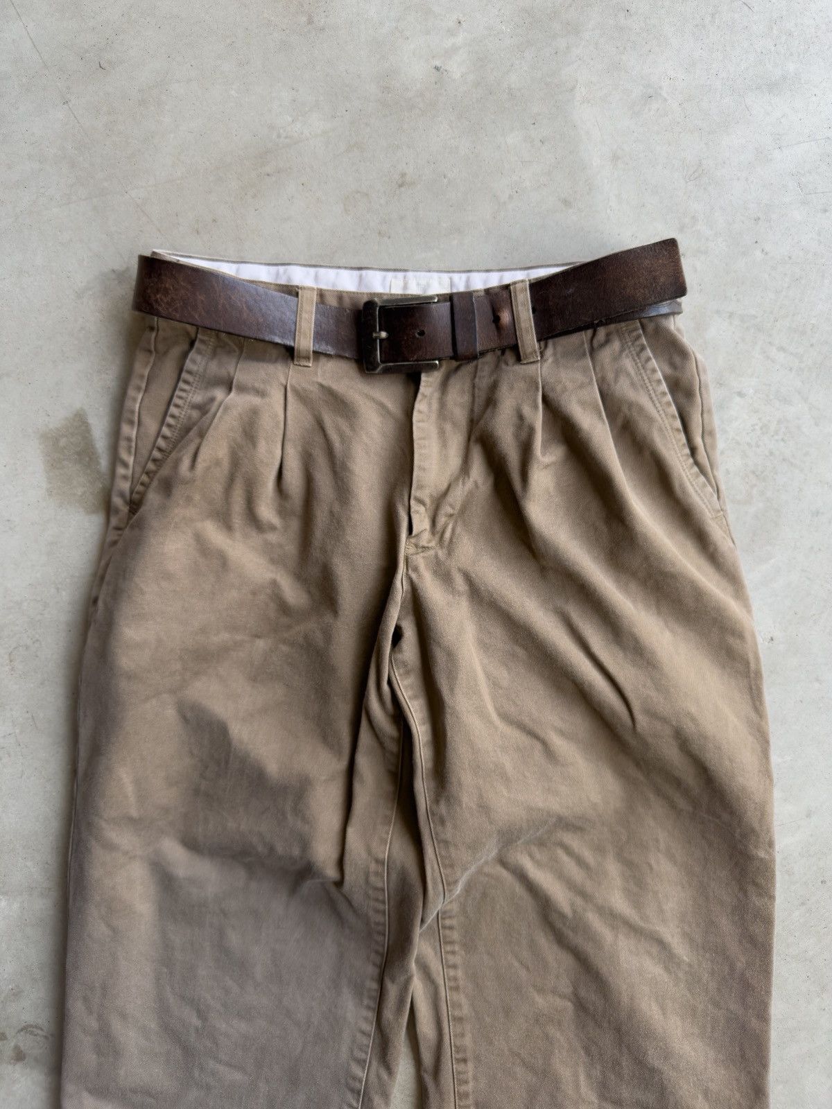 Calvin Klein Vintage 00s Calvin Klein Brown Leather Belt | Grailed