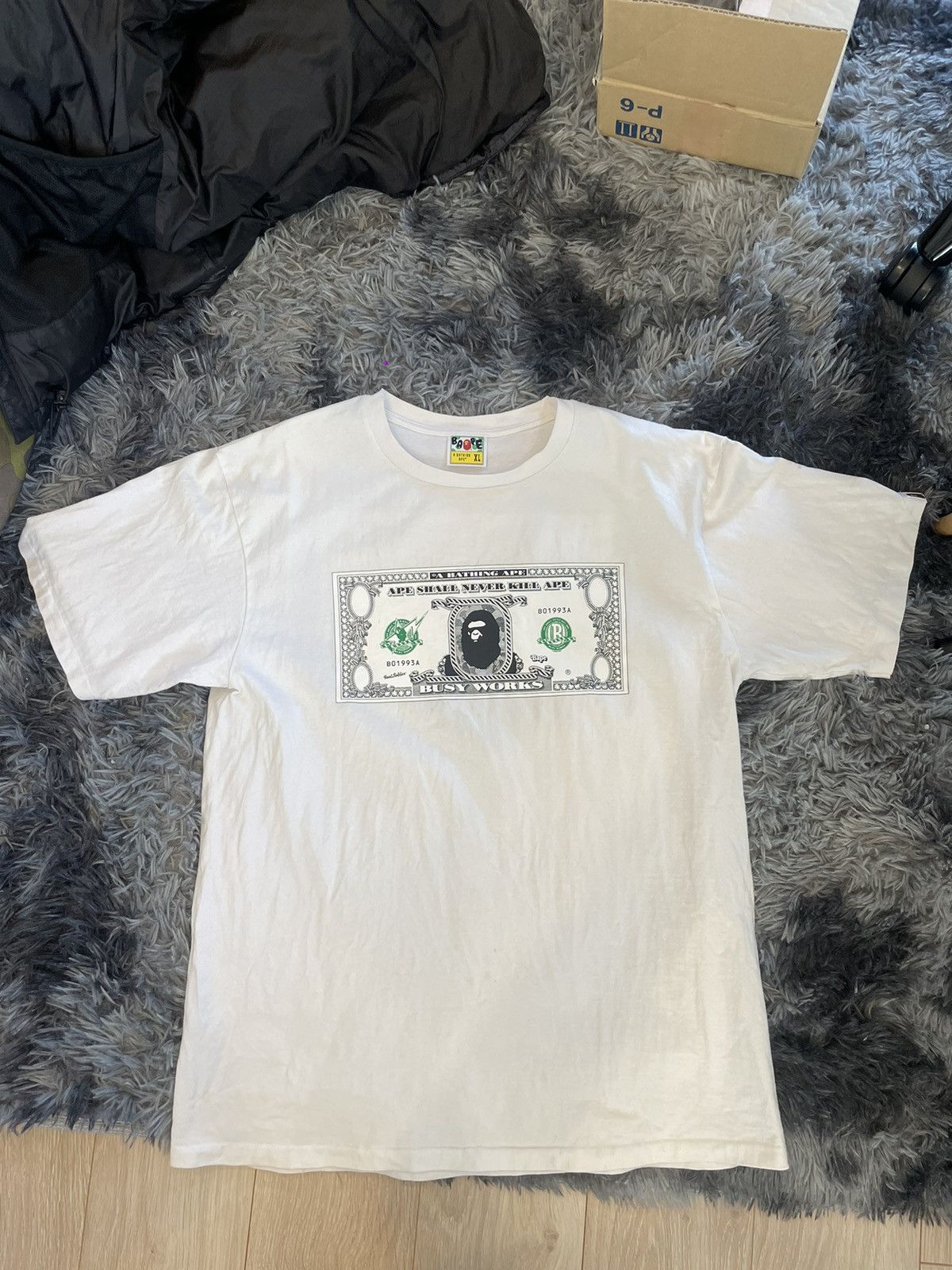 Bape Dollar Bill Tee | Grailed