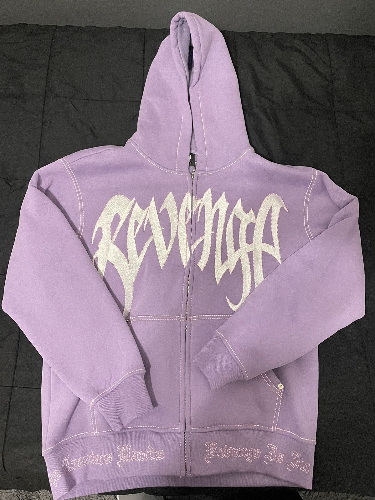 Revenge Revenge Zip Up Purple | Grailed