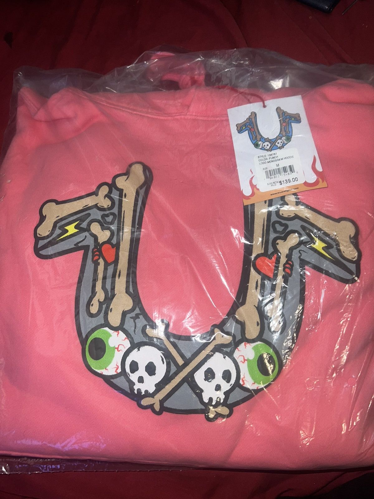 True Religion Chief Keef x True Religion Pink Hoodie | Grailed