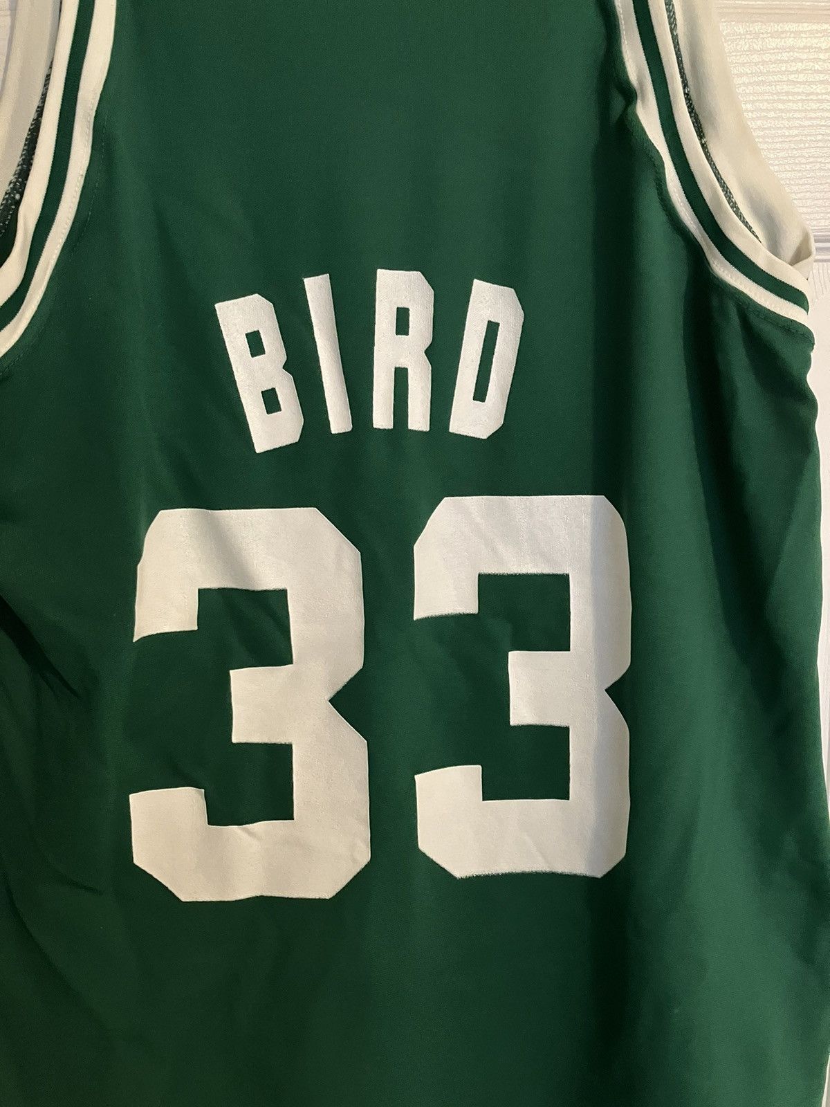 Mcgregor 80s Larry Bird Boston Celtics Jersey Sand Knit MacGregor | Grailed
