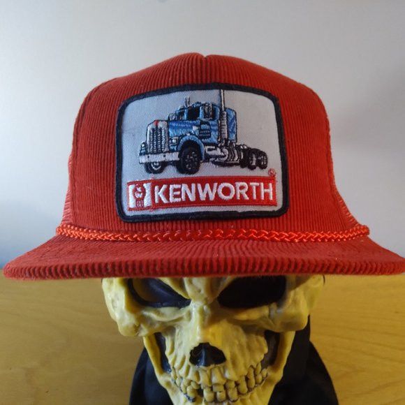 Vintage Ds Vintage Kenworth Patch Rope Corduroy Snap Trucker Hat Grailed
