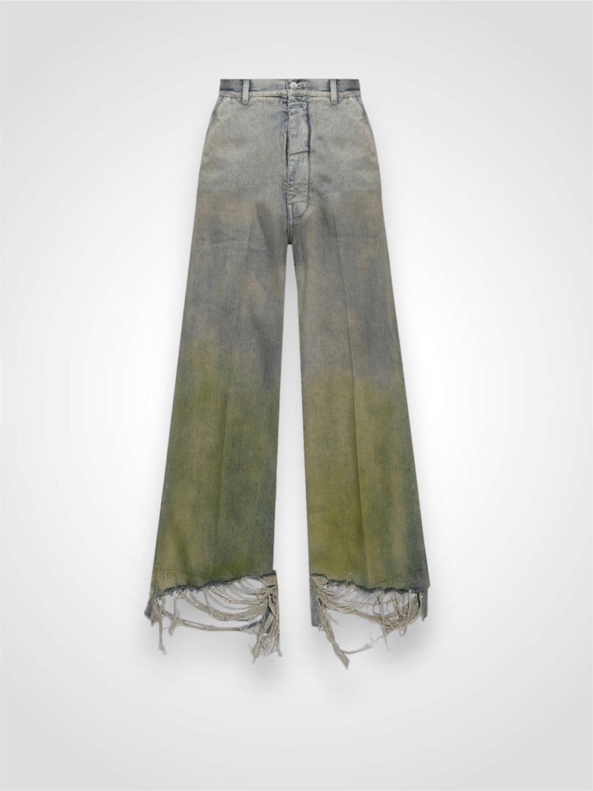 Rick Owens Rick Owens Belas acid-wash trousers | Grailed