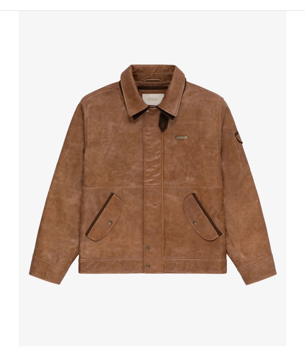 Aime Leon Dore Aime Leon Dore ALD Leather Aviator Jacket | Grailed