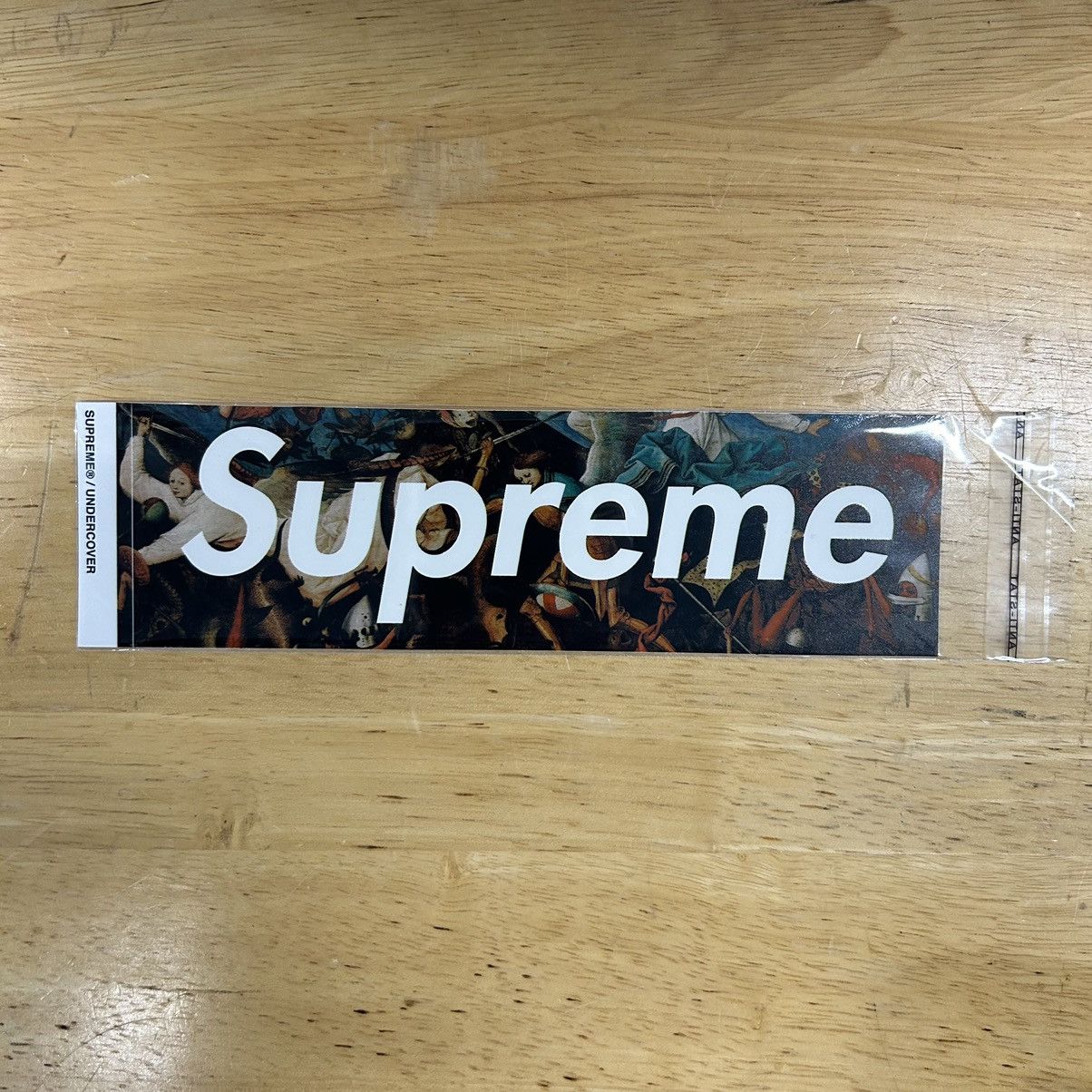Supreme × Undercover Supreme Undercover Box Logo Sticker Angels Anarchy ...