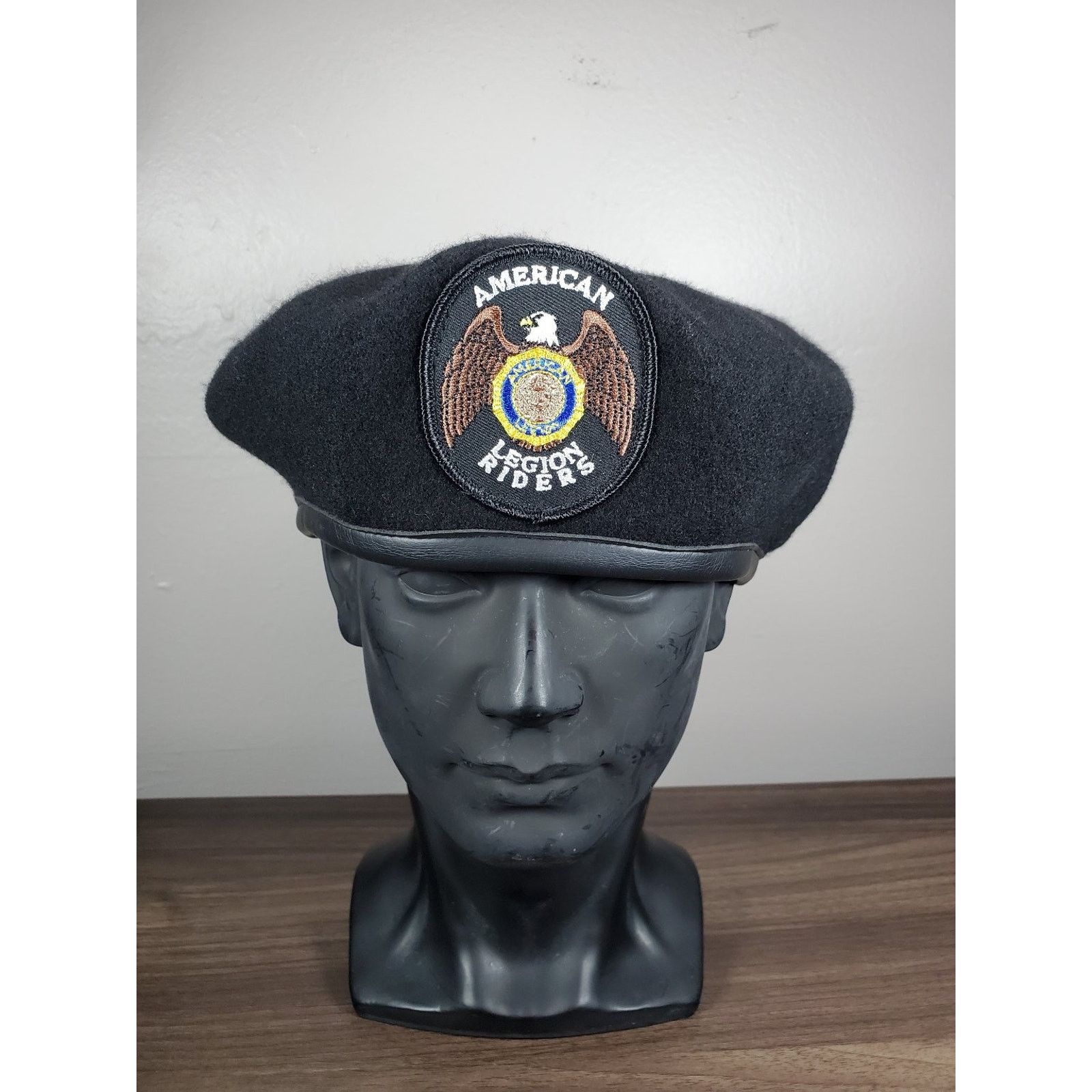 Harley Davidson American Legion Riders Wool Beret Military Style Hat ...