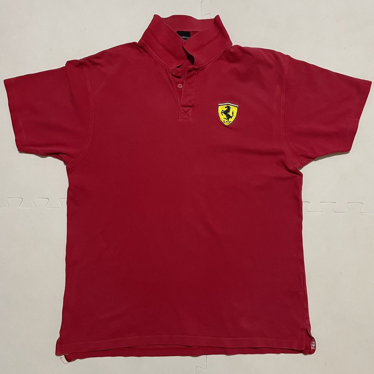 Ferrari × Sportswear × Vintage Ferrari Polo Shirt Jersey F1 Michael ...