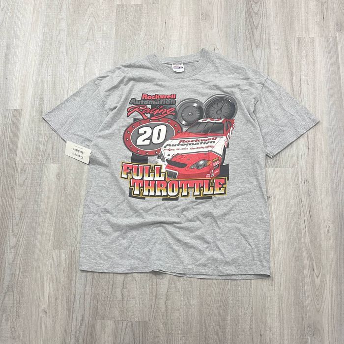 Vintage VINTAGE 90s Rockwell Automation Racing Graphic Shirt | Grailed