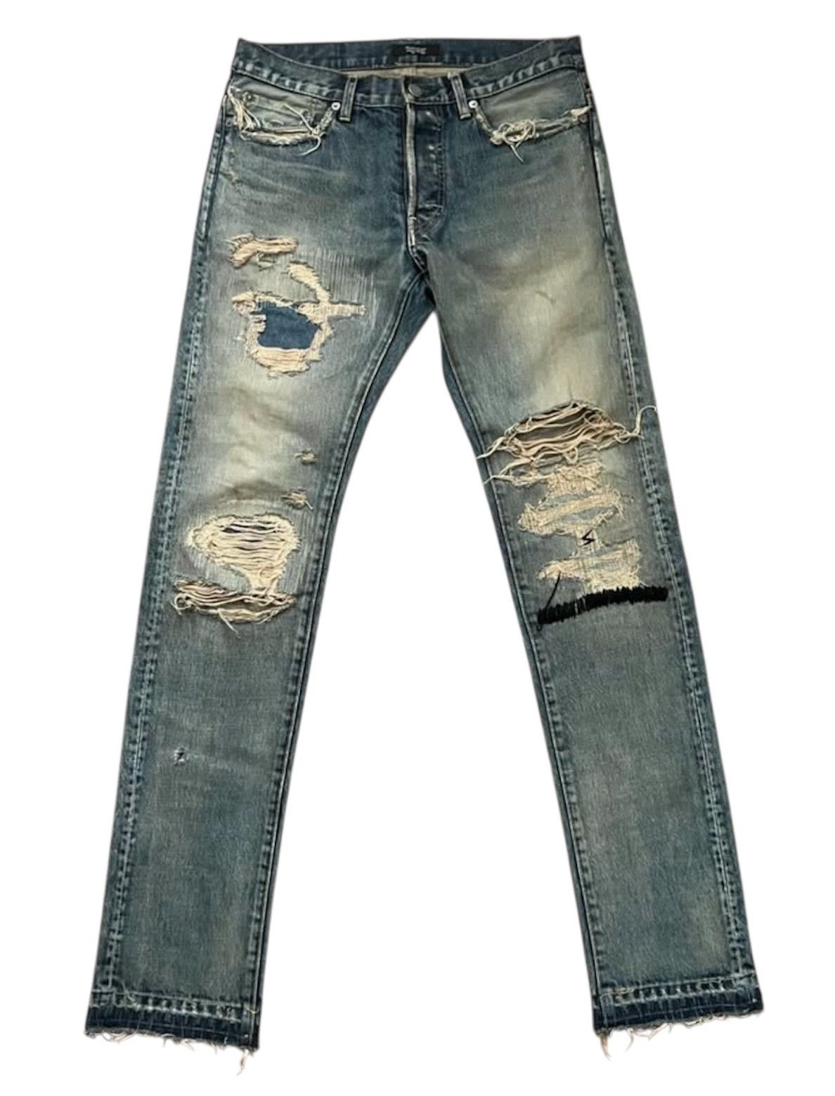 Undercover Undercover 68 Black Yarn Denim | Grailed