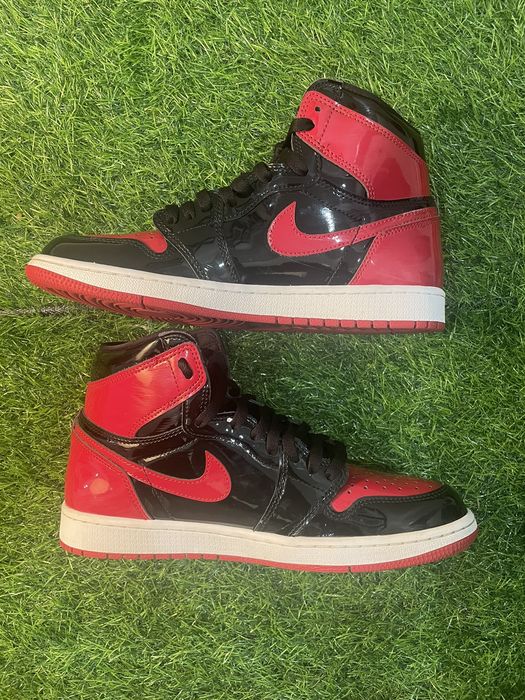 Jordan Brand Jordan 1 patent bred | Grailed