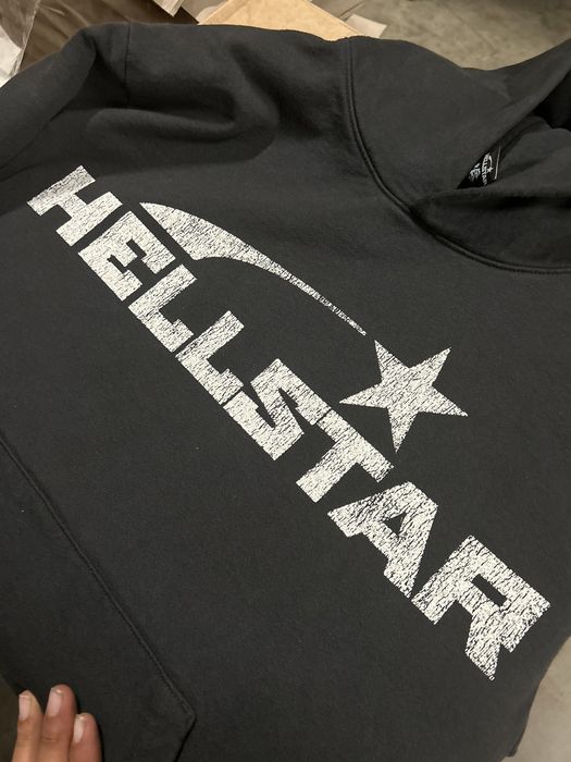 HELLSTAR Hellstar Studio Basic Black Logo Hoodie | Grailed