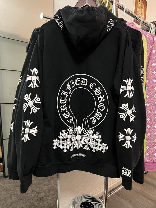 Chrome Hearts Chrome Hearts Drake Certified Lover Boy CLB Cross Hoodie ...