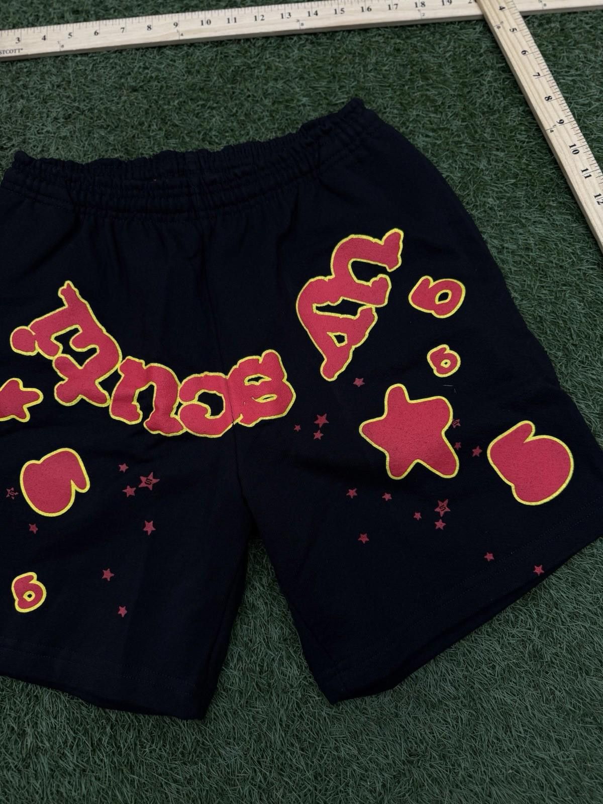 Sp5der Sp5der OG Web V2 Phantom Sweatshort “Black Red” 2025 (Small ...