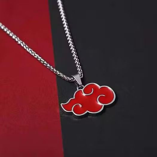 Jewelry × Streetwear Akatsuki Red Cloud Hidan Ninja Jashin Anime ...